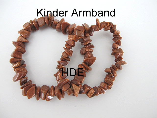 Goldfluss braun Kinder Armband Splitter